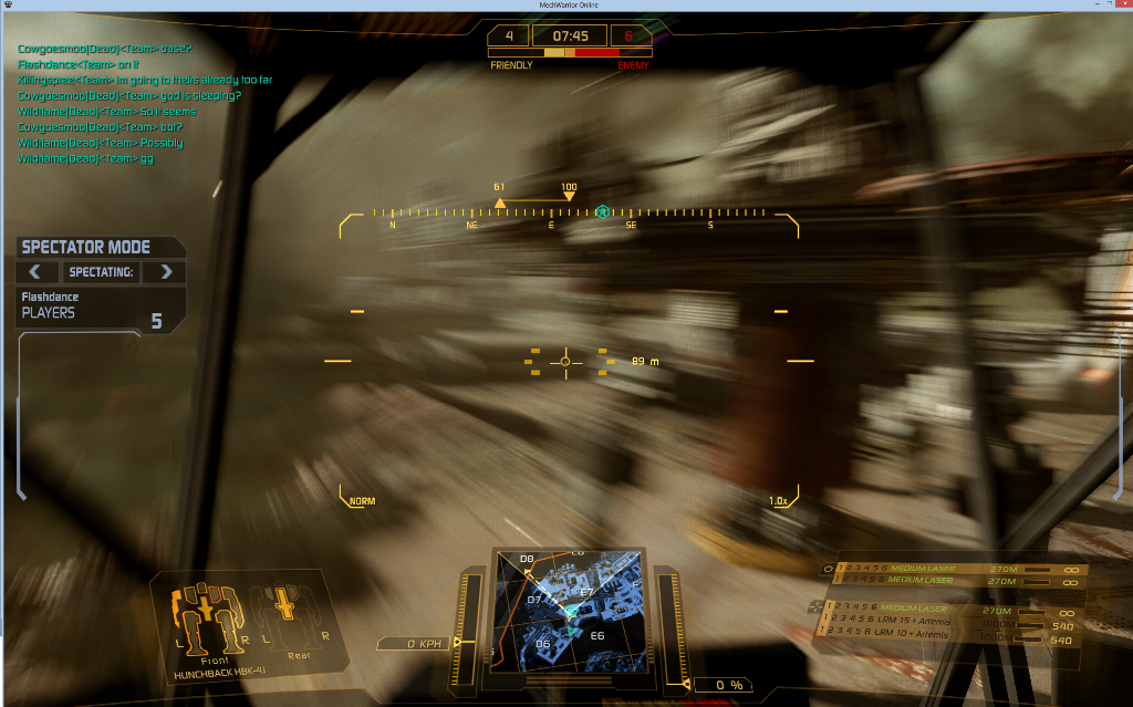 MWO: Forums - [Bug] Spectator View Super-Duper Constant Motion-Blur Effect